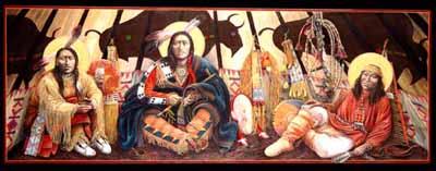 Tent at Mamre Note Card| Bridge Building Images